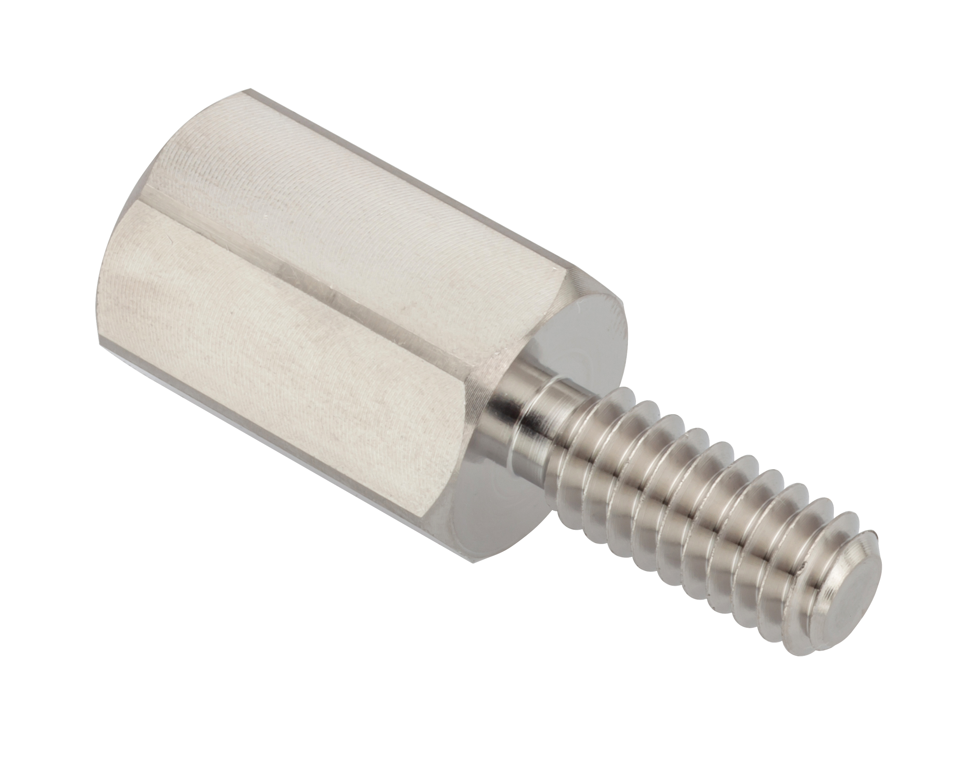 AMPG | 10-24 To 10-32 Male Female Hex Adapter 3/8 A/F 3/4 HT 3/8 (A)Thd ...