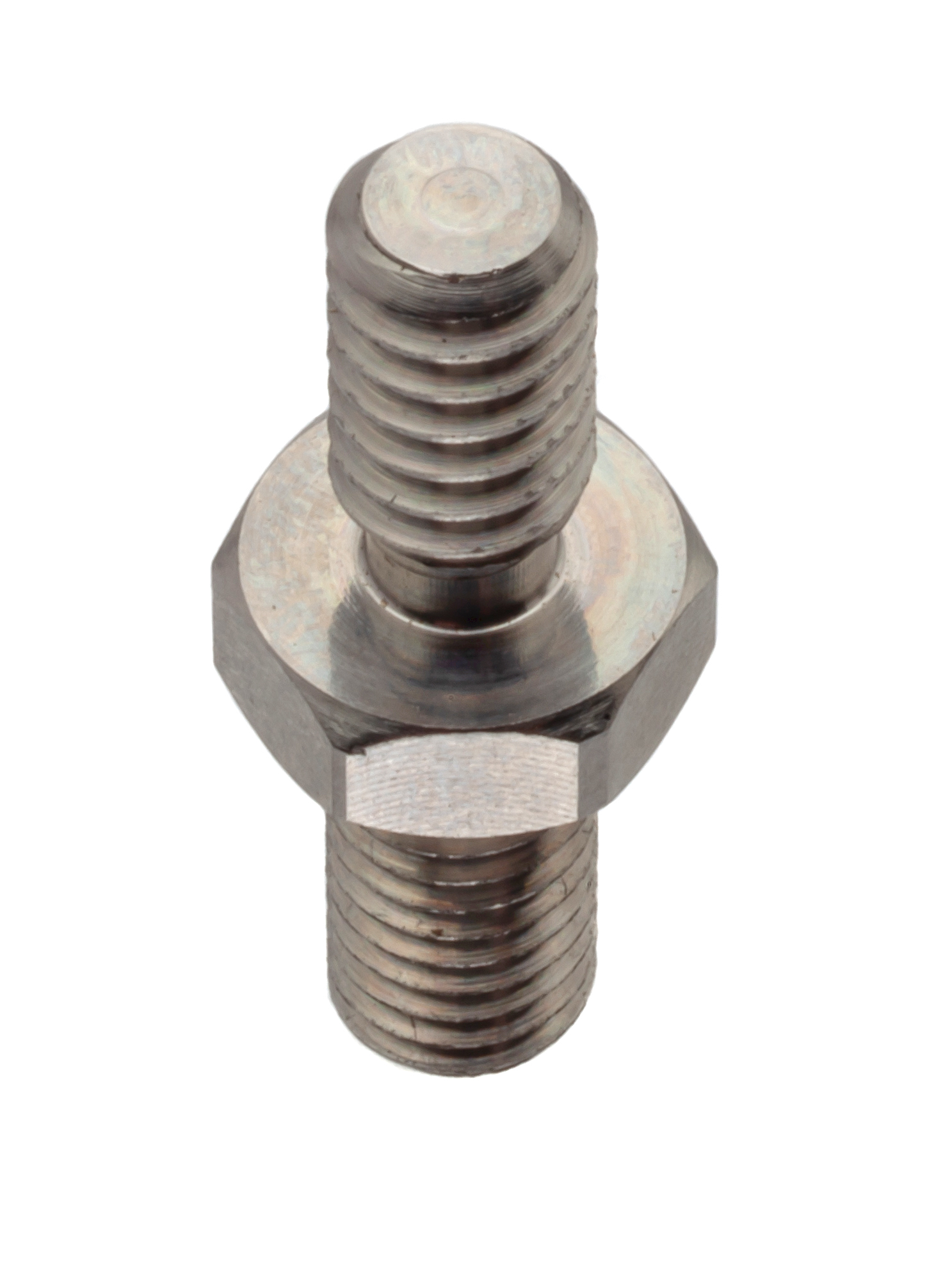 AMPG | 10-24 To 1/4-20 Male Hex Thread Adapter 3/8 A/F 3/16 HT 3/8 (A ...